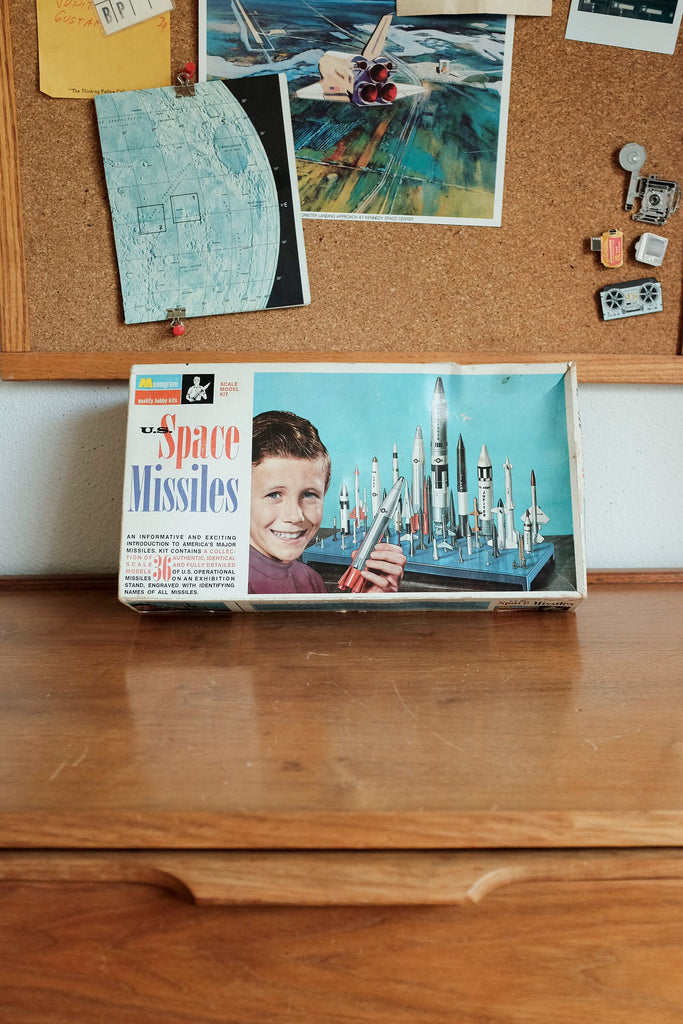 Rare Vintage monogram U.S Space Missiles Model kit in original box ...
