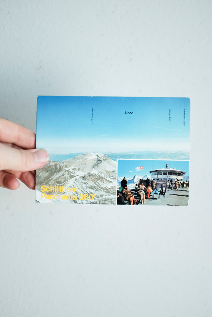 Schilthorn Panorama 360 fold out postcard – MicroscopeTelescope