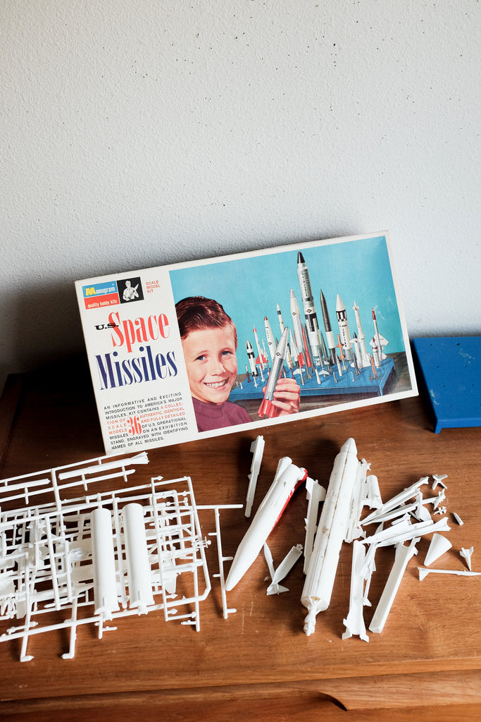 Rare Vintage monogram U.S Space Missiles Model kit in original box ...